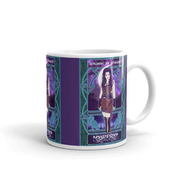 ☕ Nymphya Nouveau Purple "Music is Magic" Mug – The Nymphya Shop